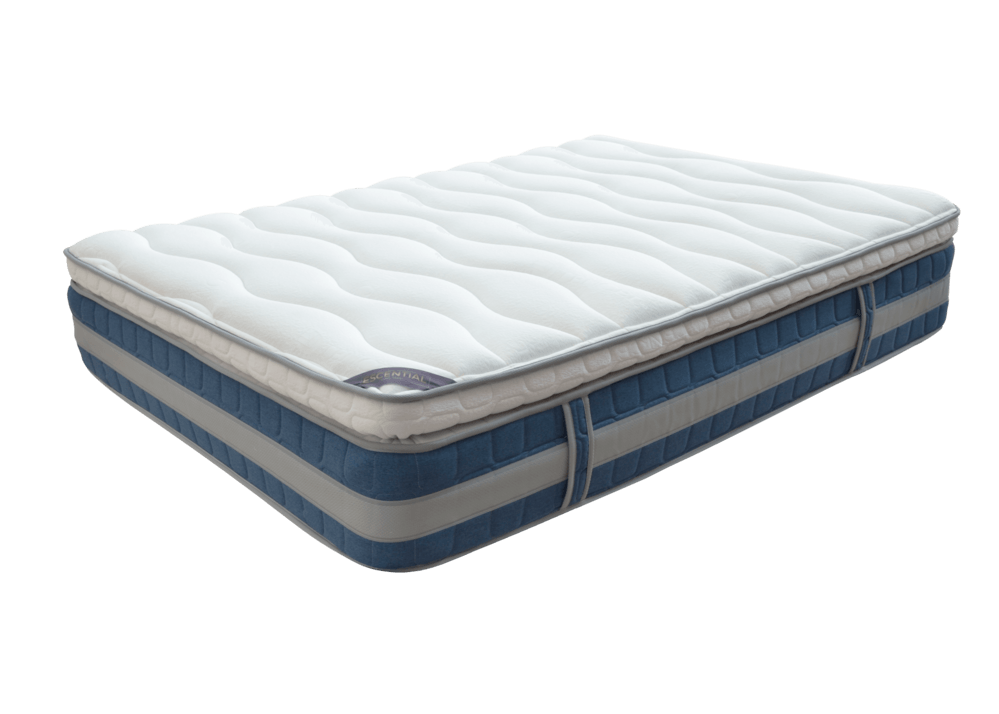 Combo Colchón Denali + Set de Almohadas H&M + Base Cama Madison Doble ...